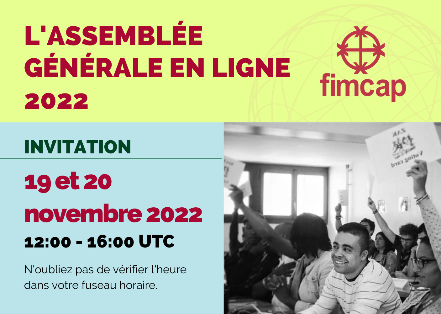 Assemblée générale en ligne de la FIMCAP 2022 - FIMCAP