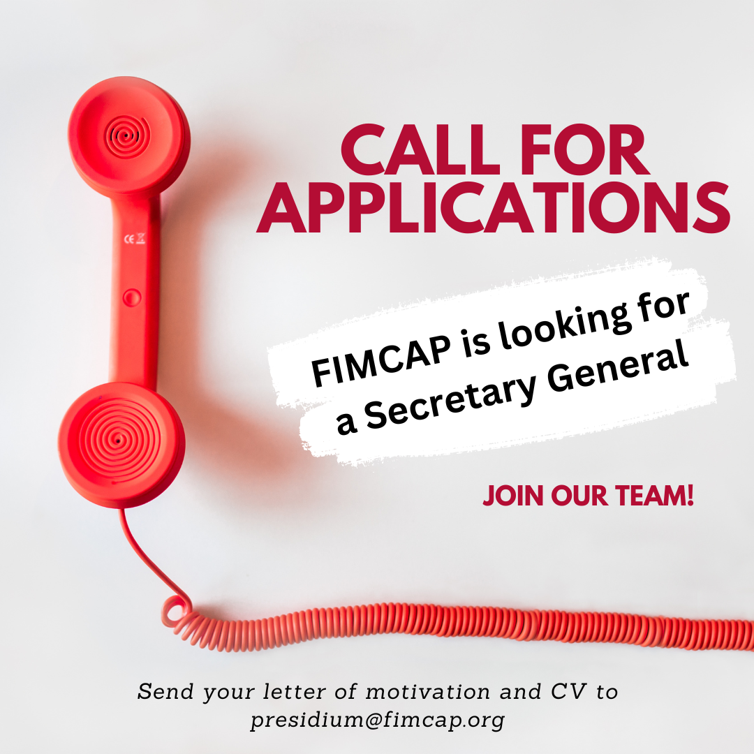 Call for Secretary General — FIMCAP